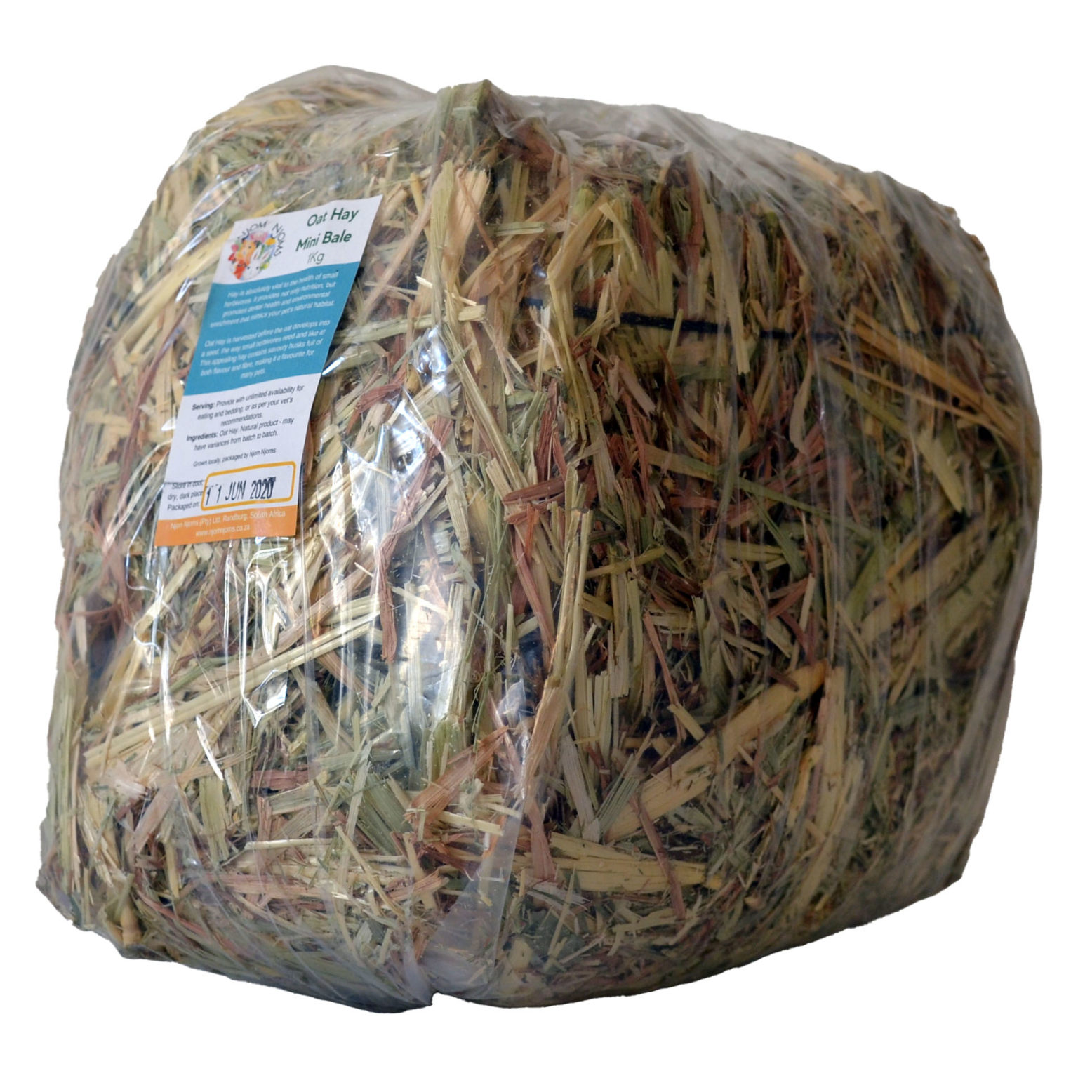 Njom Njoms Oat Hay Mini Bale 1 Kg - Njom Njoms